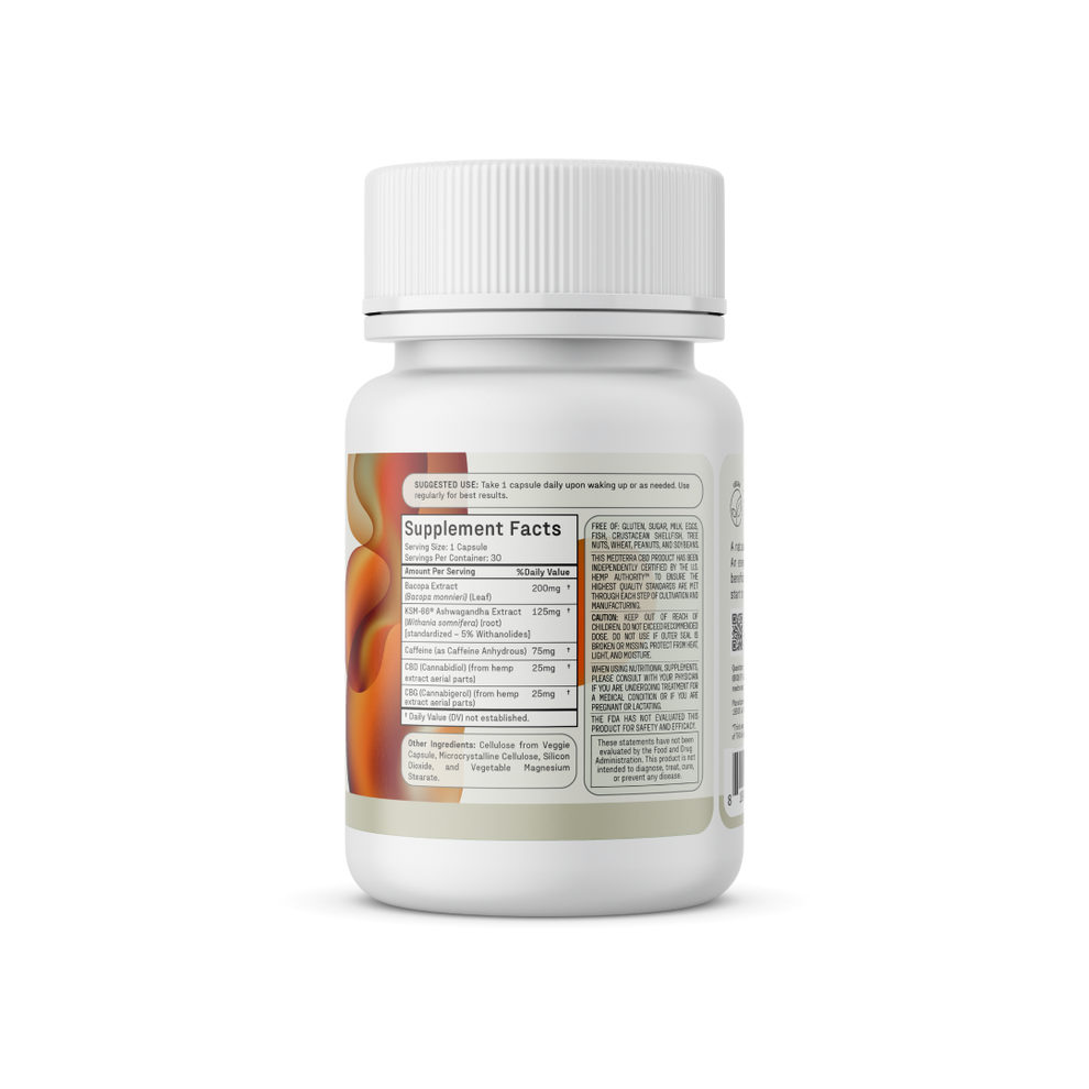 Good Morning CBD Energy Capsules - Fast Acting Energy Pills | Medterra
