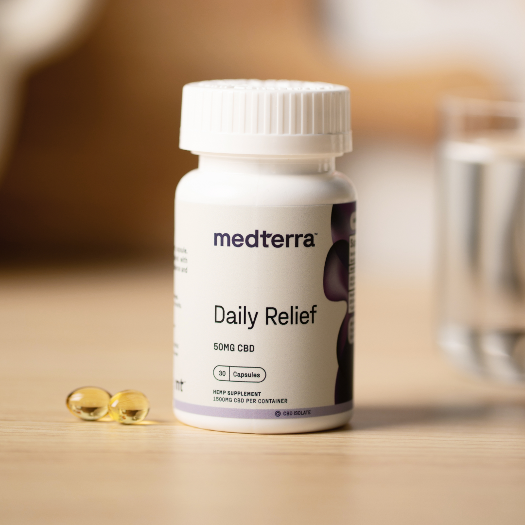CBD Capsules - Up to 25% Off CBD Pills from 25 gm to 100 mg -Medterra