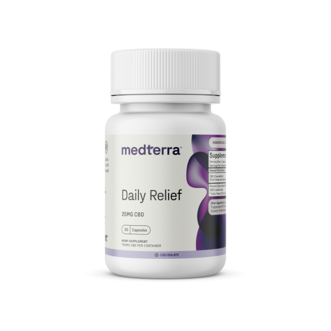 CBD Capsules - Up to 30% Off CBD Pills from 25 gm to 100 mg -Medterra