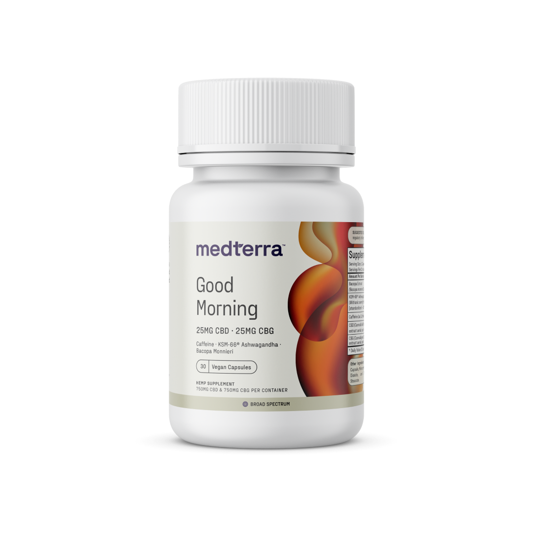Good Morning CBD Energy Capsules - Fast Acting Energy Pills | Medterra